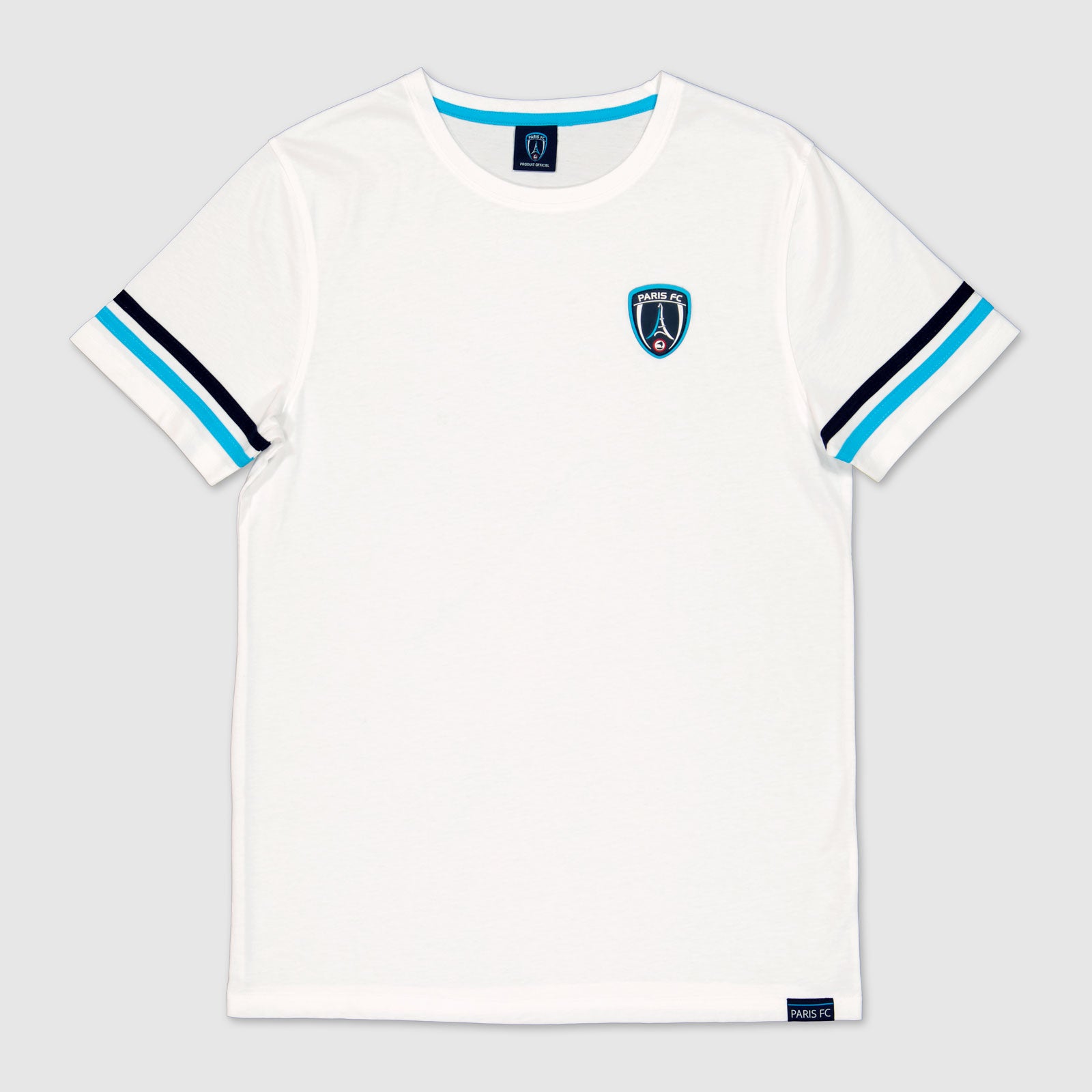 T-Shirt Logo Paris FC Blanc – Boutique officielle du Paris FC
